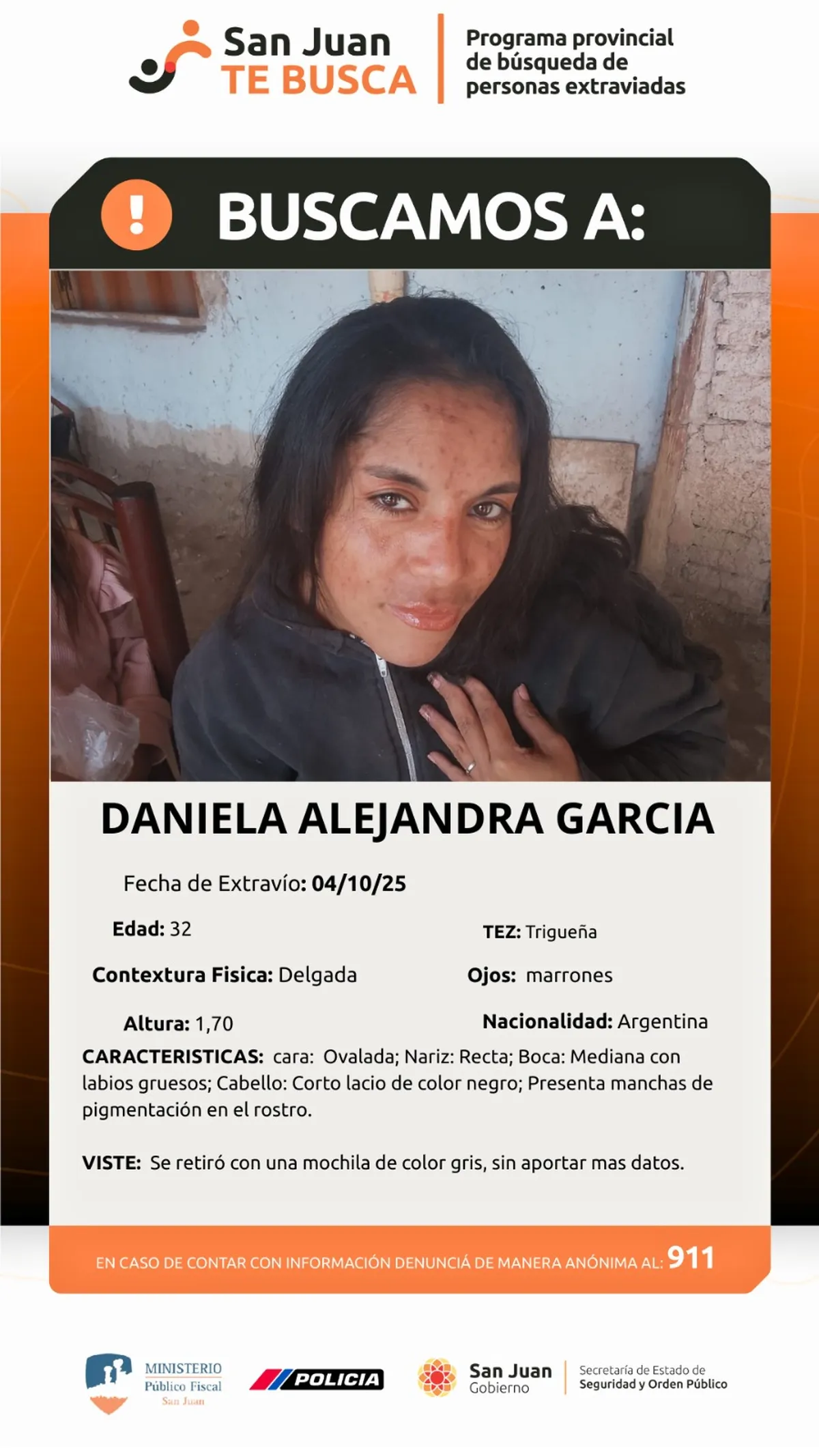 DANIELA ALEJANDRA GARCIA ESTA DESAPARECIDA - Diario Plural San Juan